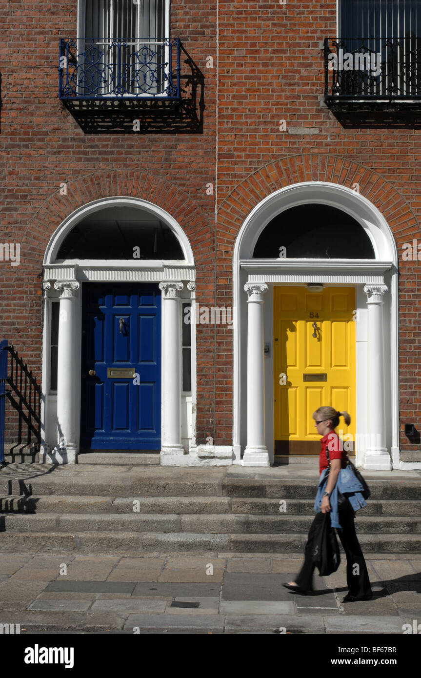 Georgian door fitzwilliam square dublin hi-res stock photography and ...
