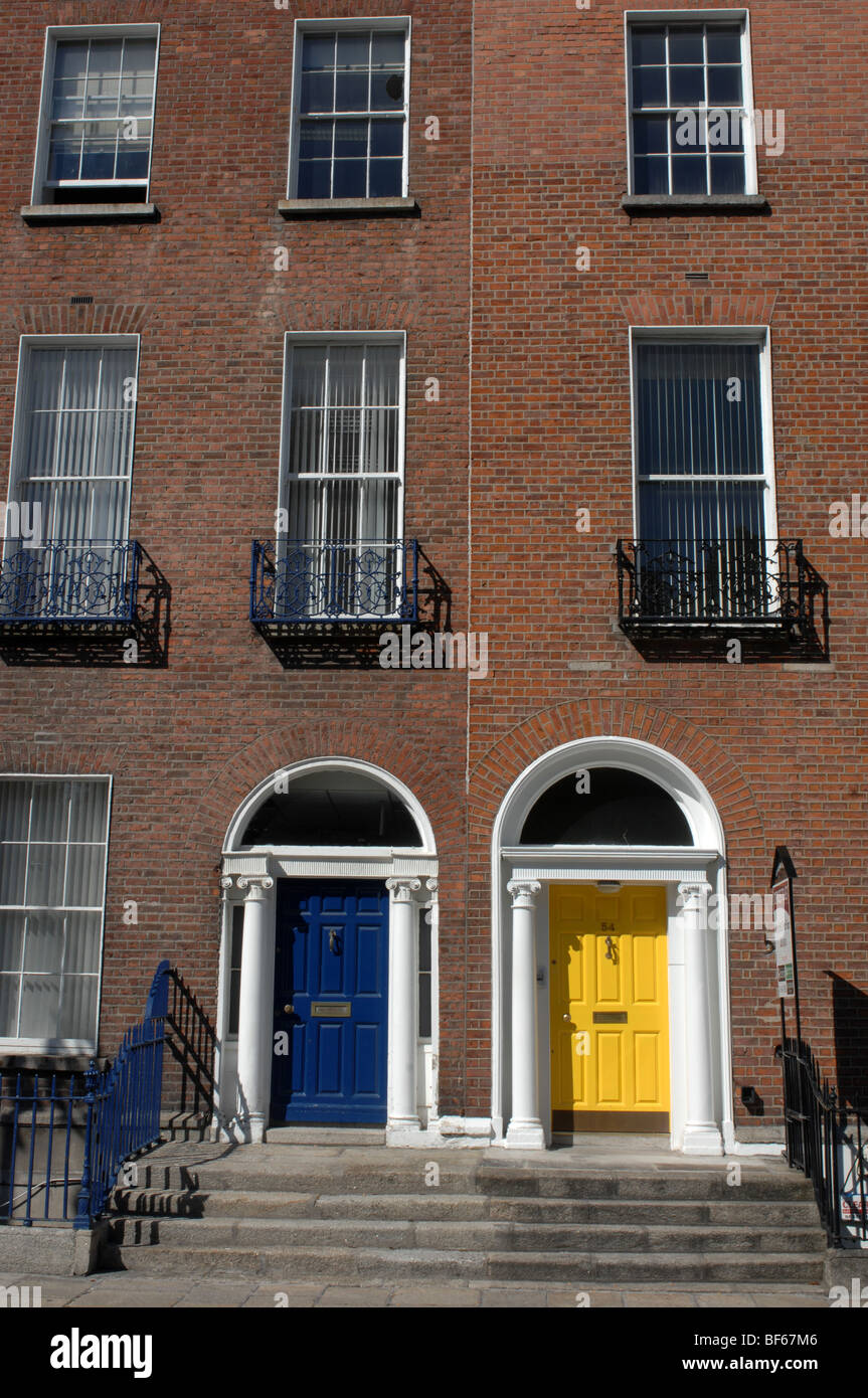 Georgian Doorway, Fitzwilliam Square, Dublin, Ireland Stock Photo - Alamy