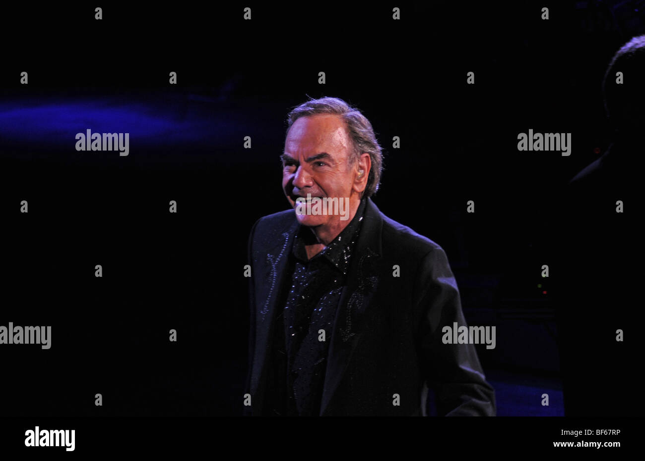 Neil Diamond in concert at the MEN Arena, June 2008 Stock Photo - Alamy