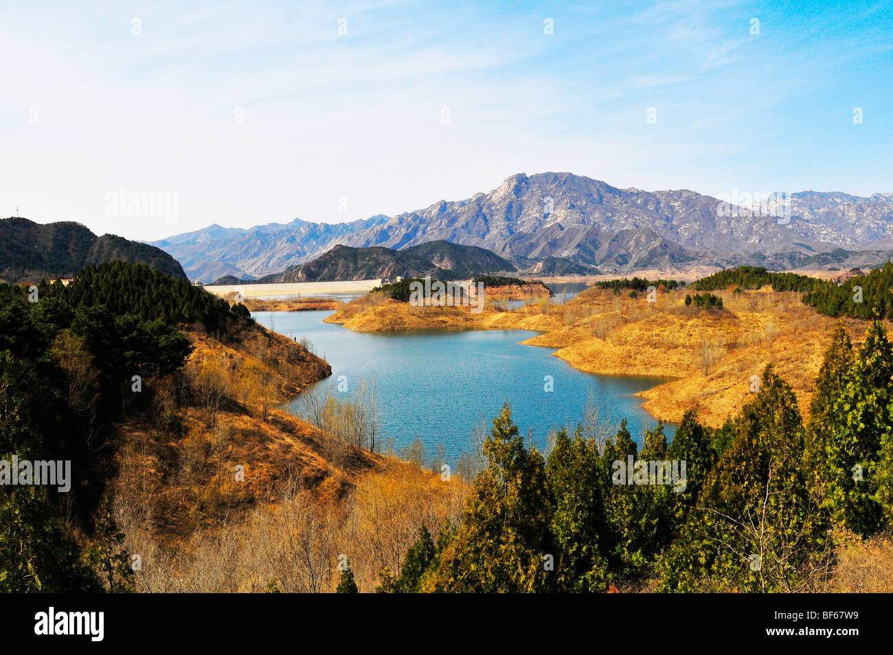Majestic view of Miyun Reservoir, Beijing, China Stock Photo - Alamy