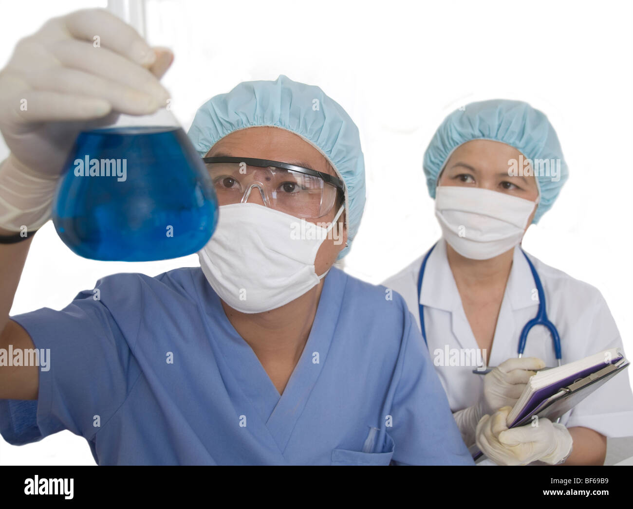 Scientific team in the laboratory Stock Photo - Alamy