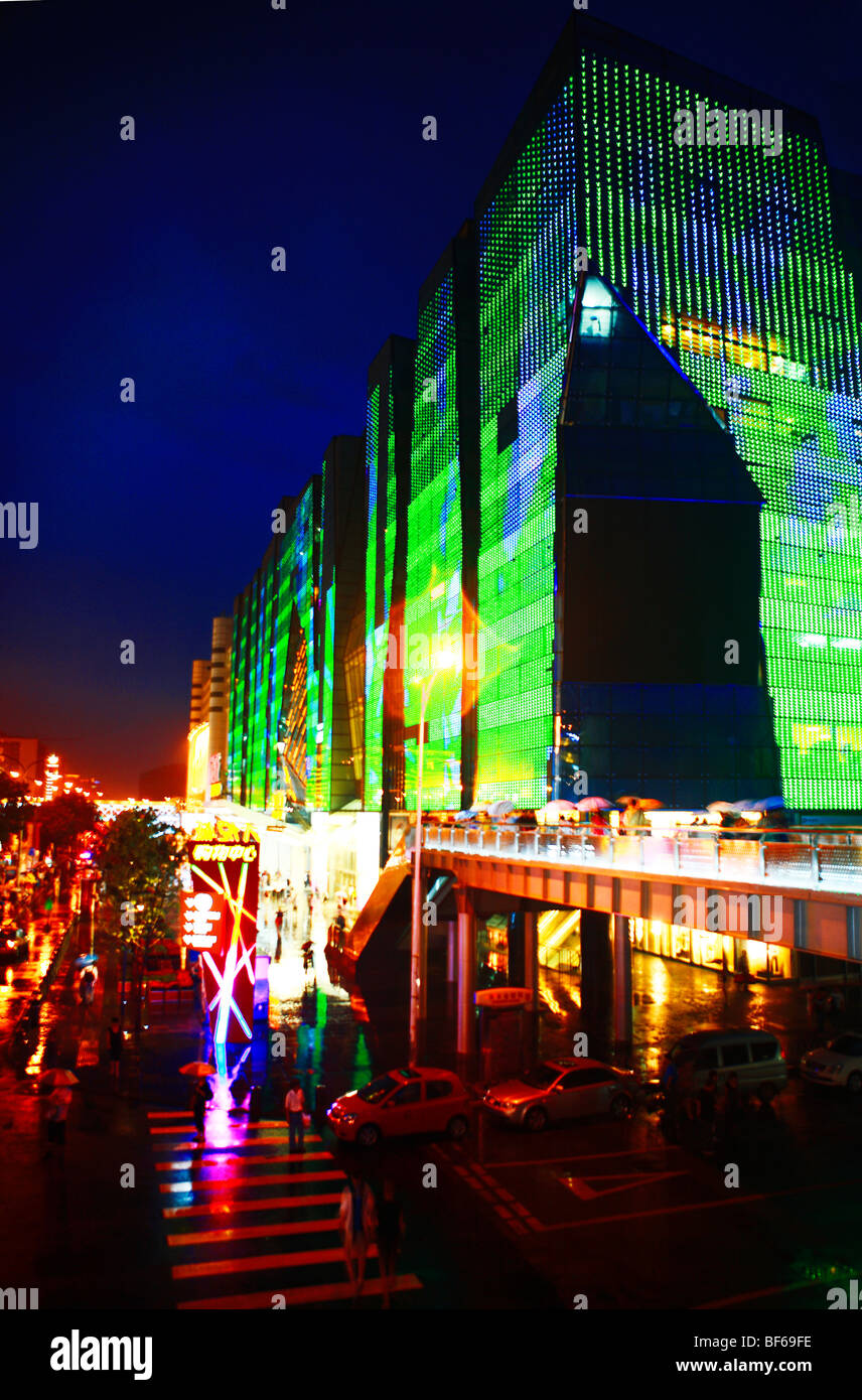 Joy City Shopping Mall at night, Xidan, Beijing, China Stock Photo - Alamy