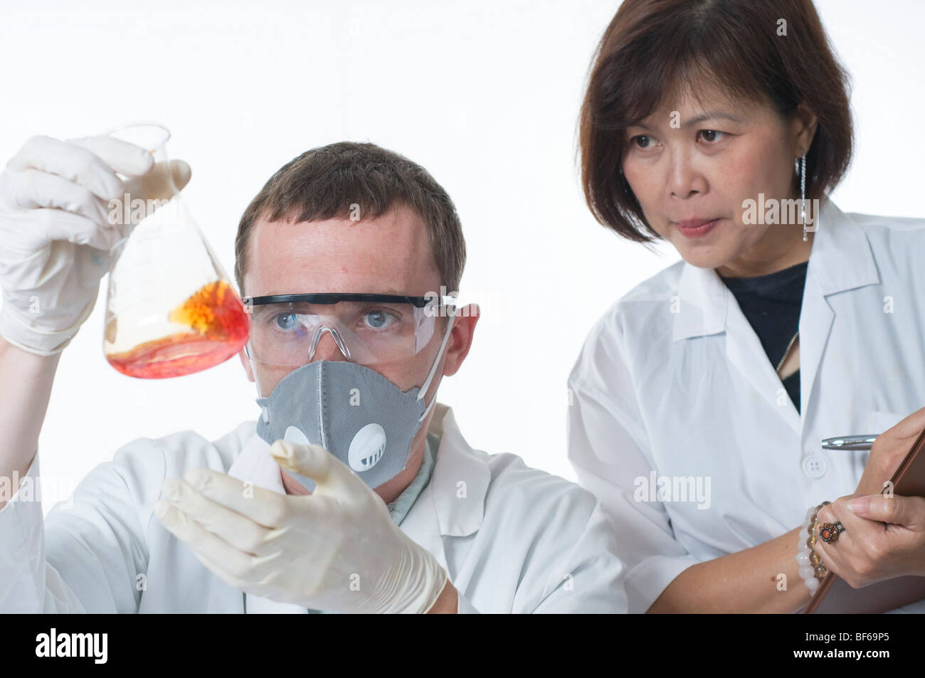 Scientific team in the laboratory Stock Photo - Alamy