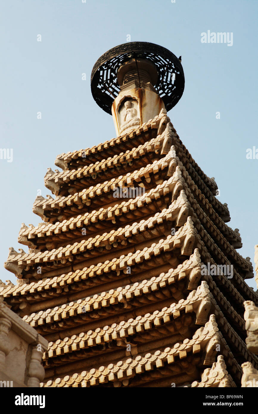 Exquisite tower in Vajrasana Pagoda, Biyun Temple, Fragrant Hills ...