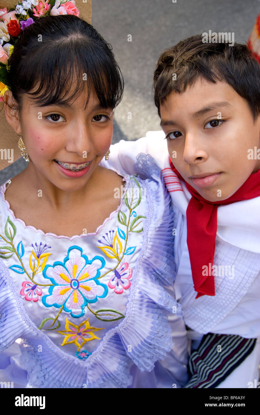Colombian folkloric costume, Annual Hispanic Day Parade on 5th Avenue ...