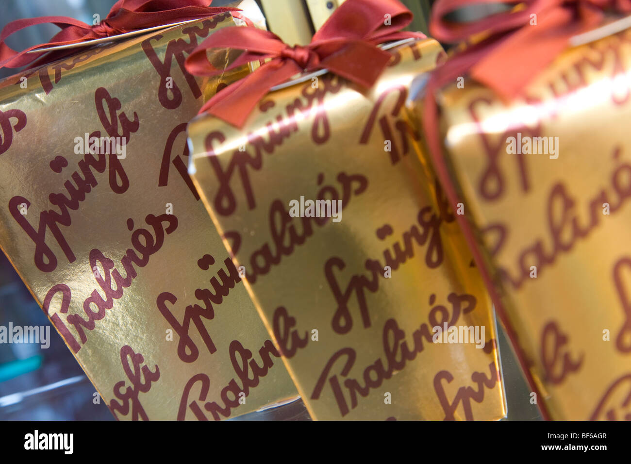 Confectionery Spruengli, Pralines, Zurich, Switzerland Stock Photo - Alamy