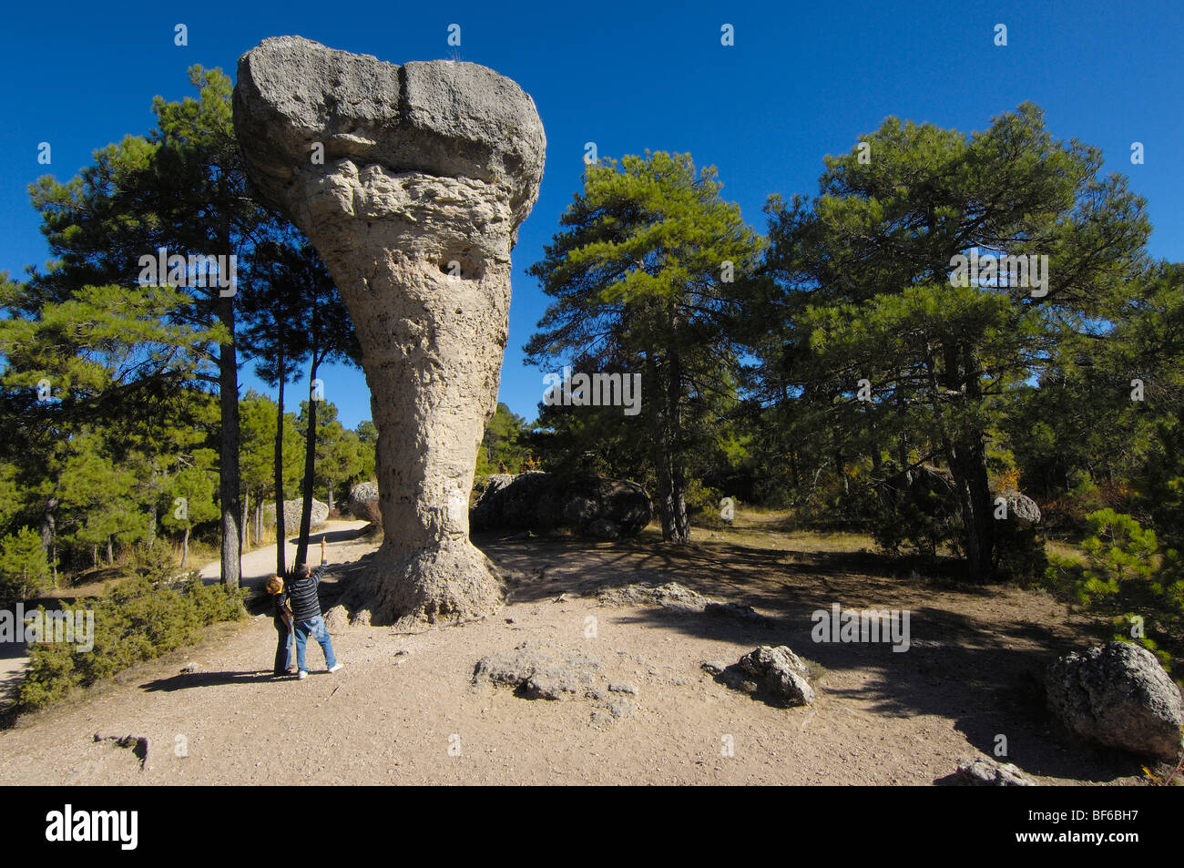 El Tormo Alto rock formation at the Enchanted City (La Ciuda Encantada ...
