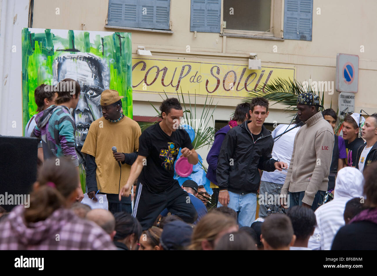 Place Rossetti, Old Town, Quarter Party For Young People, Dancing, Nice ...