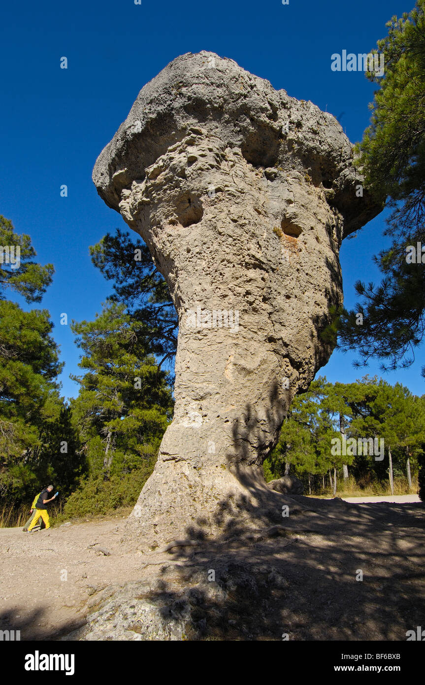 El Tormo Alto rock formation at the Enchanted City (La Ciuda Encantada ...
