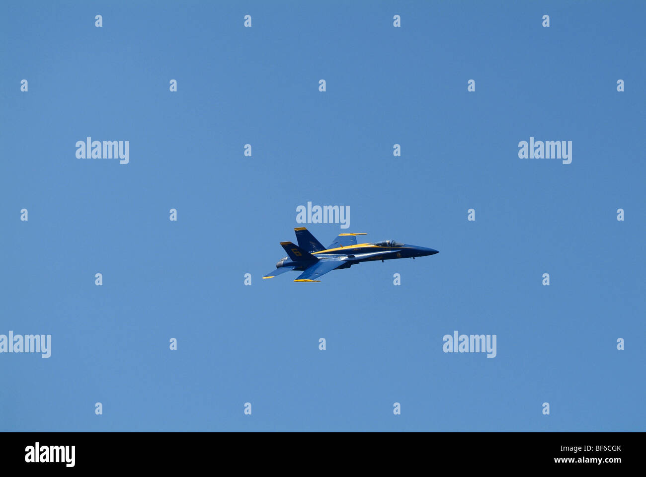 Blue Angels' number 6 with Lieutenant Commander Kevin J. Davis in the ...