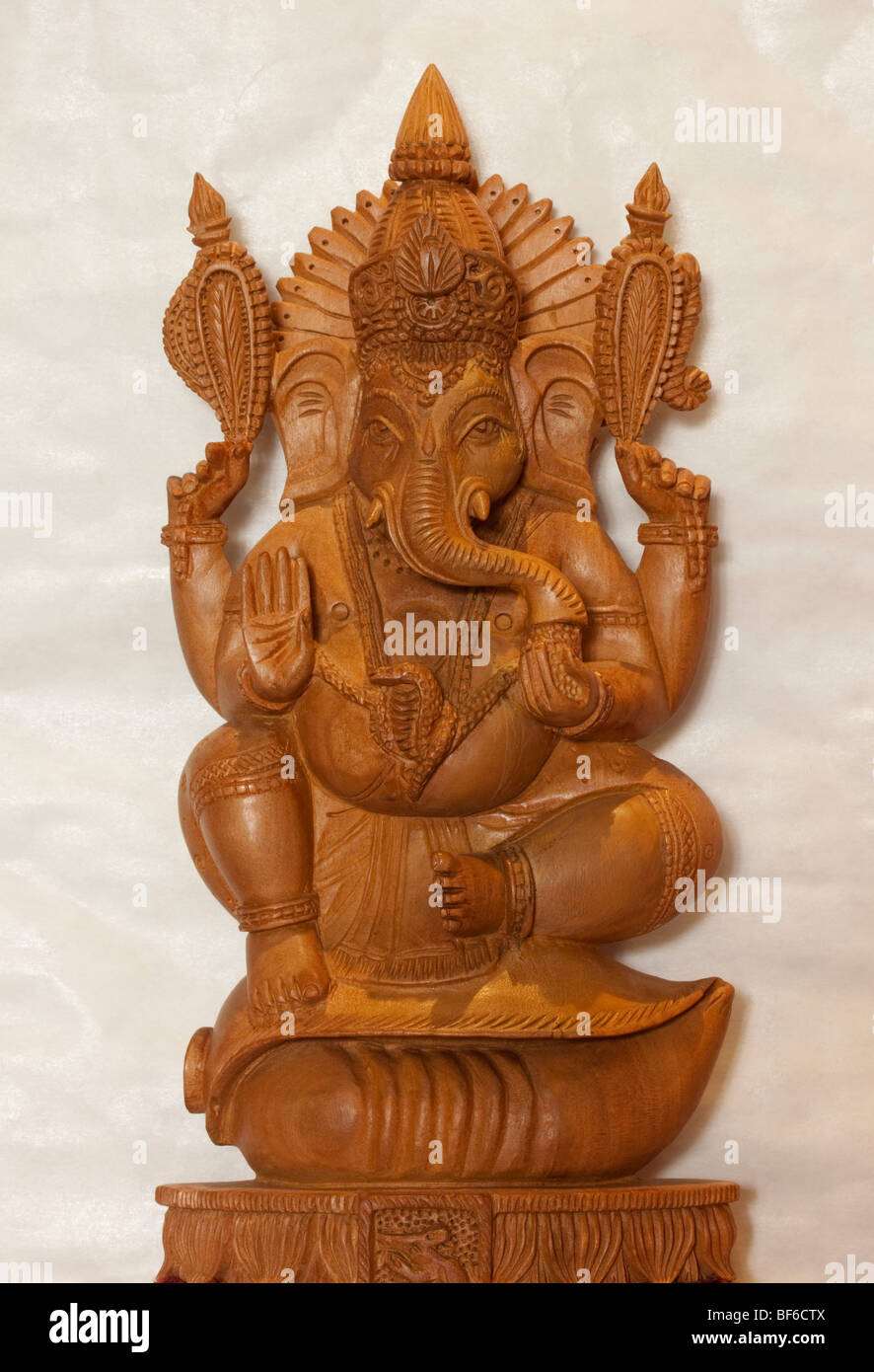 Sandalwood Ganesh statue Stock Photo - Alamy