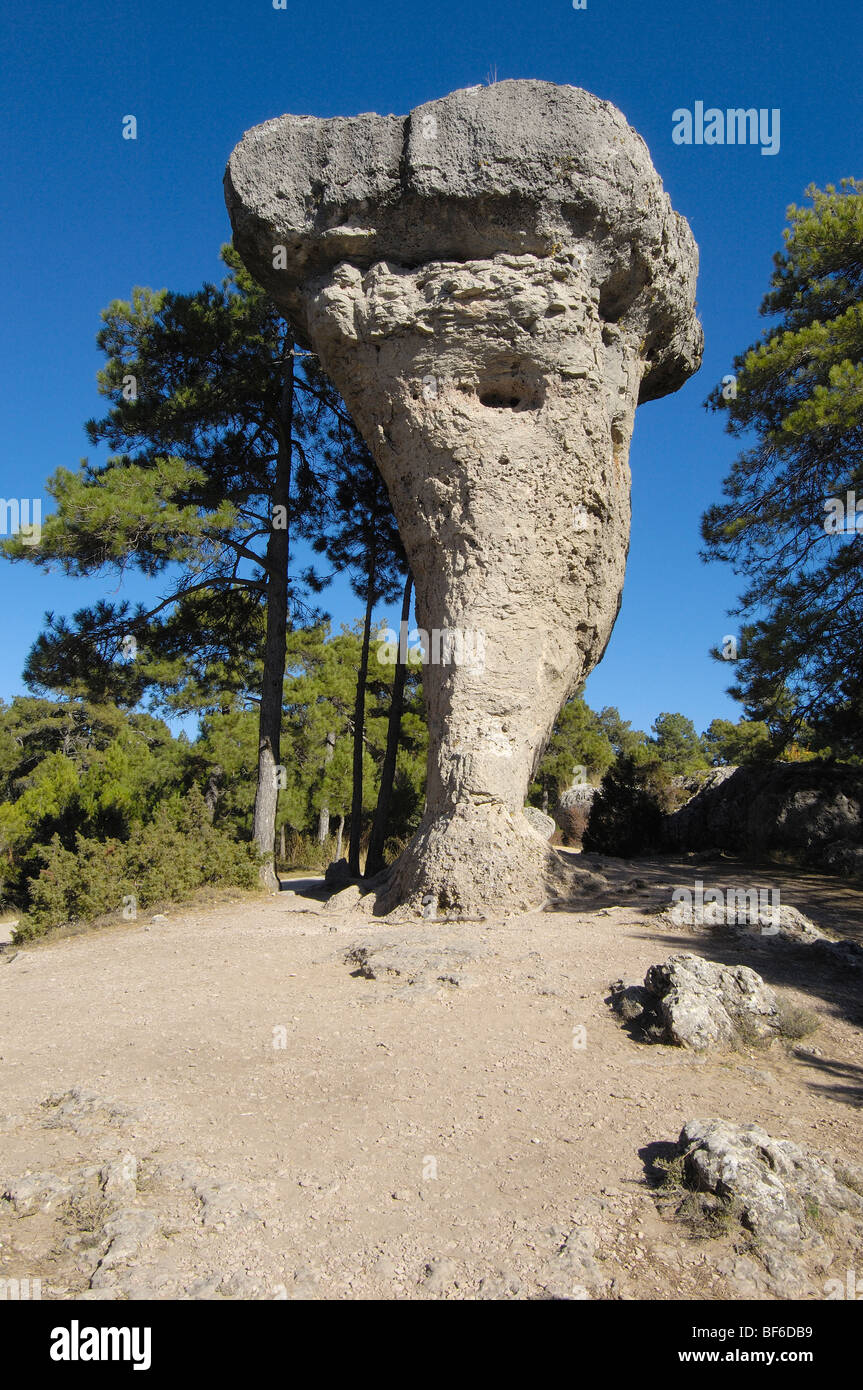 El Tormo Alto rock formation at the Enchanted City (La Ciuda Encantada ...