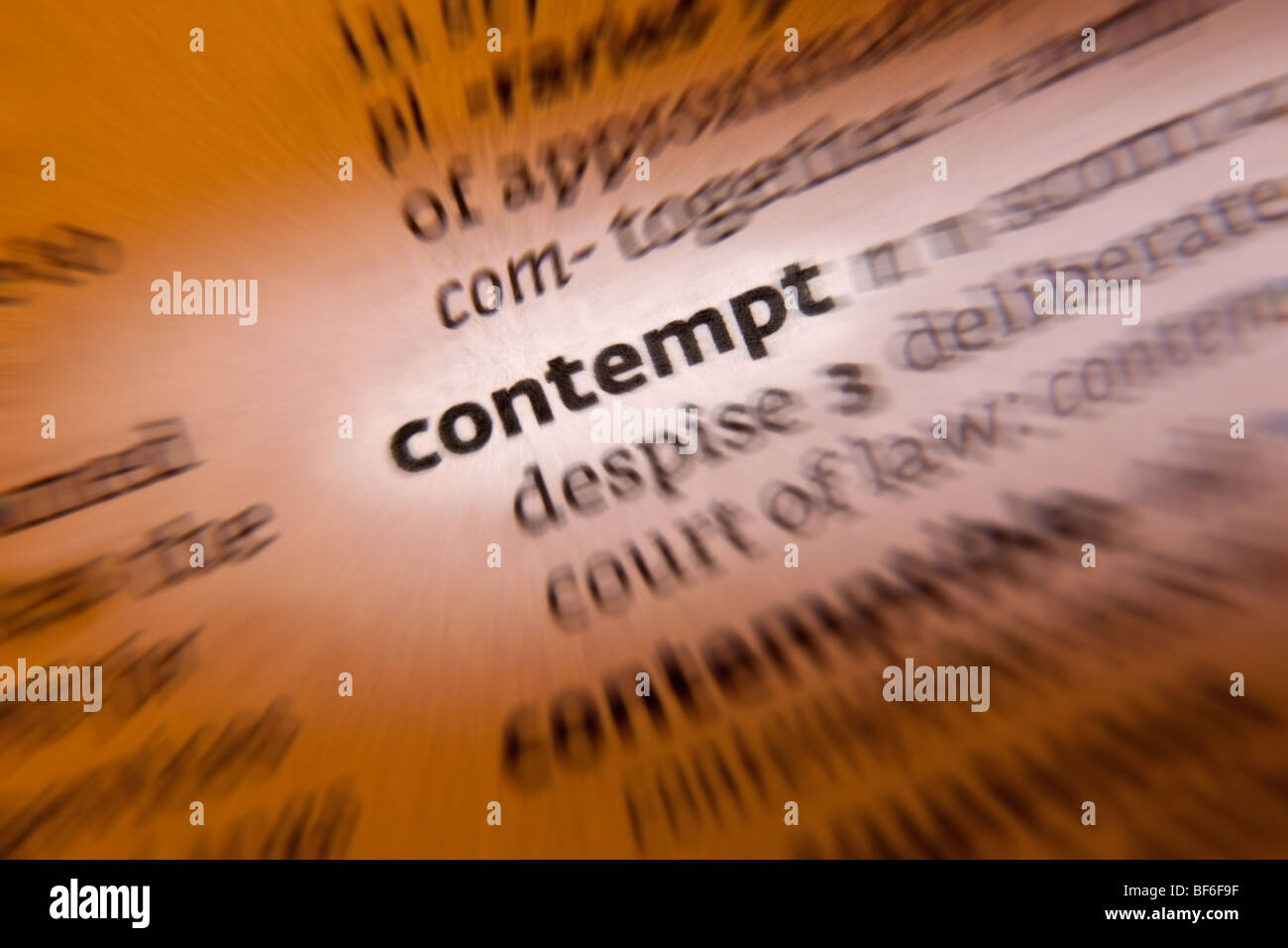 Concept - Contempt Stock Photo - Alamy Concept - Contempt Stock Photo - Alamy