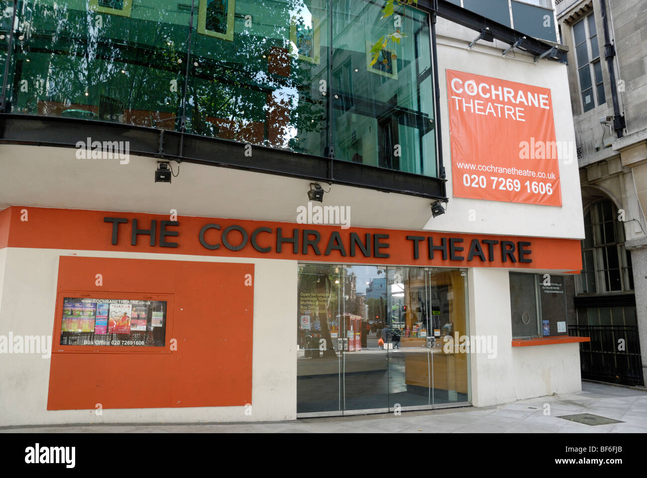 The Cochrane Theatre in Southampton Row, London, England, UK Stock ...