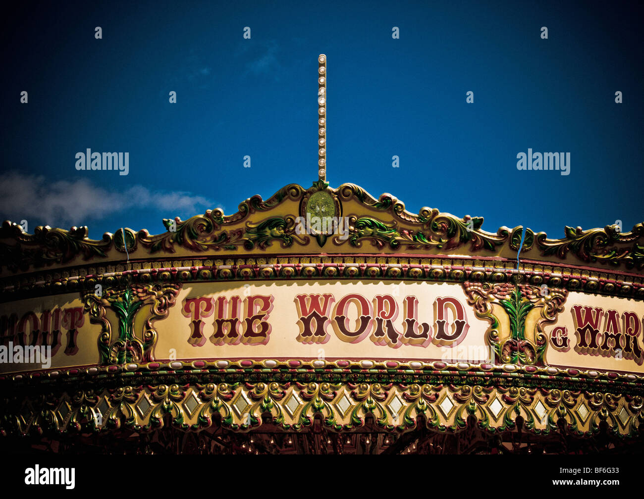 Carousel Funfair Sign High Resolution Stock Photography and Images - Alamy