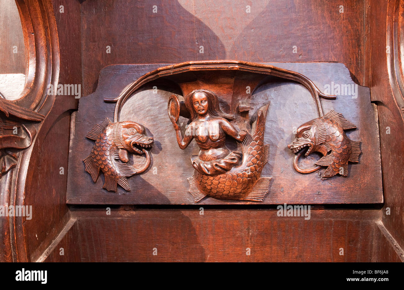 Mermaid Misericord High Resolution Stock Photography and Images - Alamy