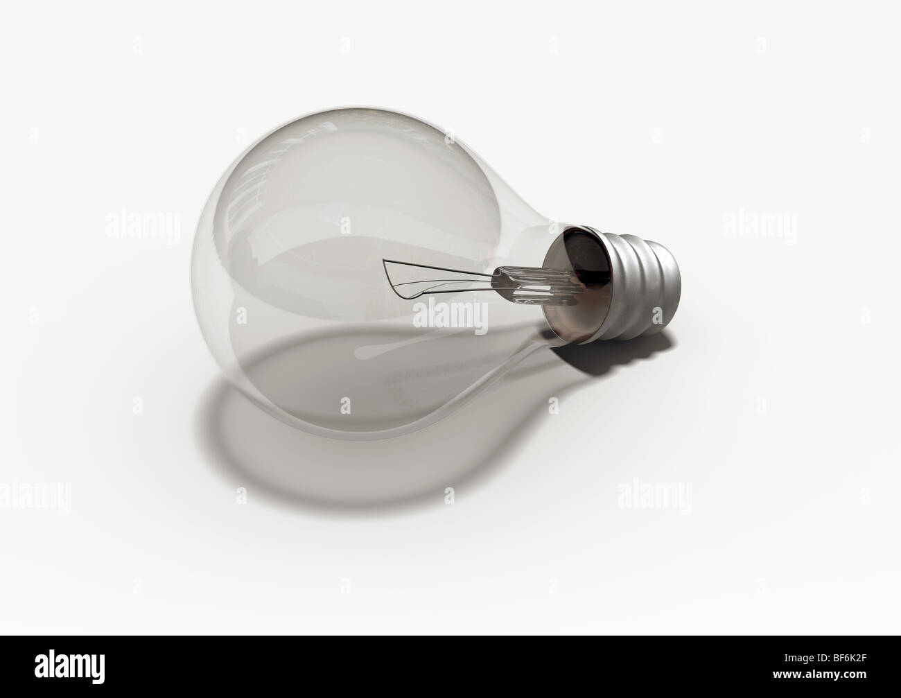 cgi light bulb unlit Stock Photo - Alamy