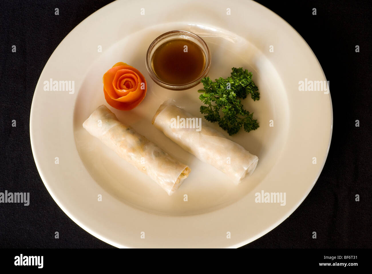 Spring Rolls - Hemingways Resort - Watamu, Kenya Stock Photo - Alamy