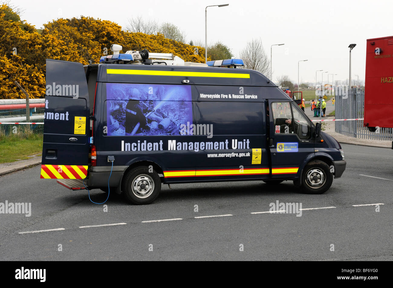 Fire Service Incident Management Unit / Control Point Stock Photo - Alamy