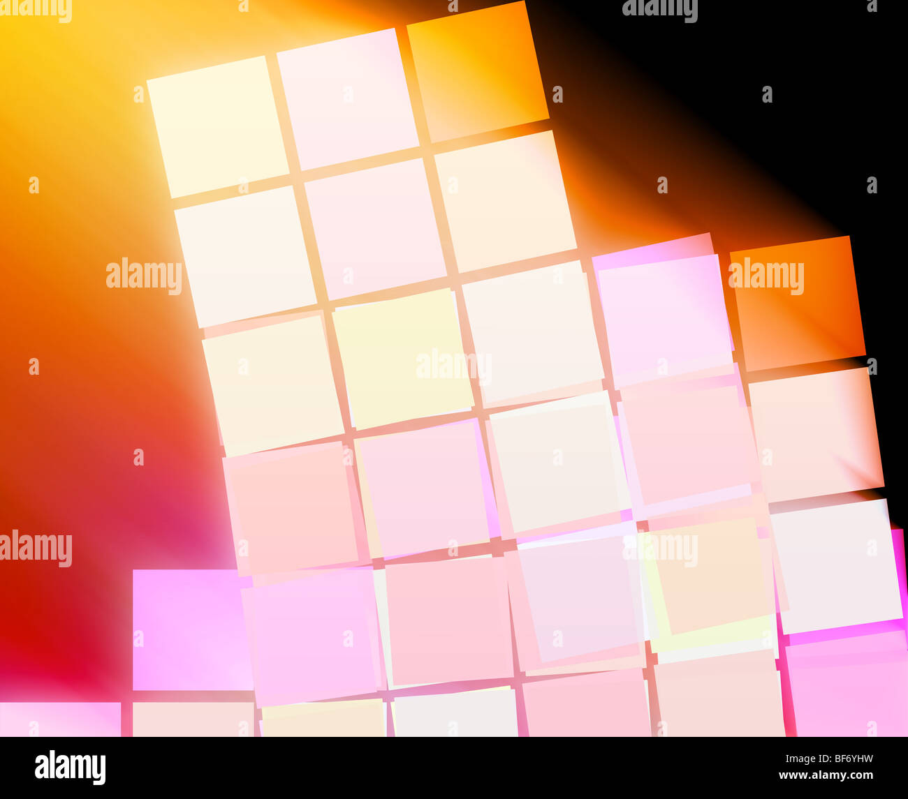 Abstract wallpaper illustration of geometric square shapes Stock Photo ...
