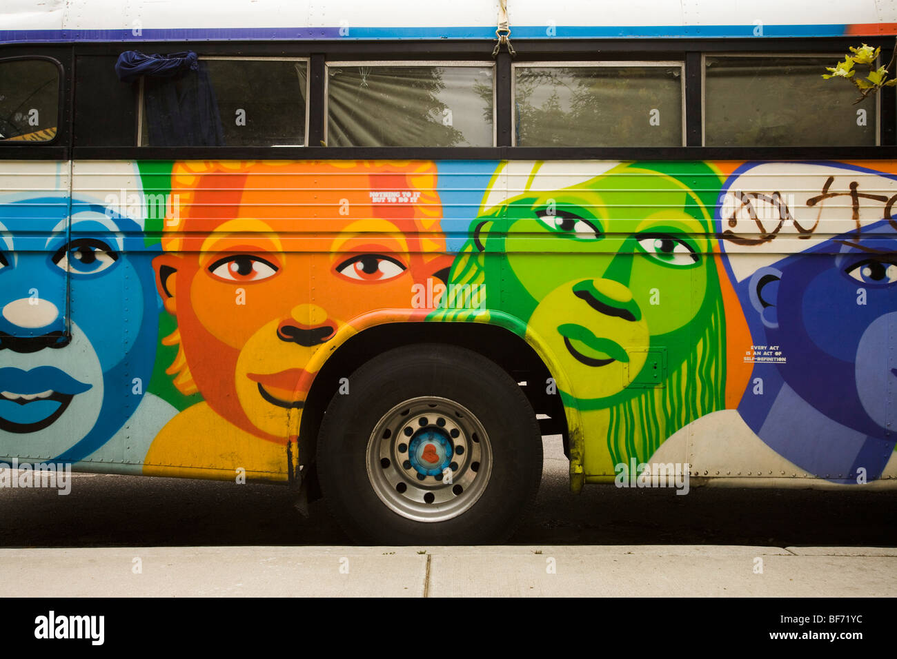 An Art Bus parked in Venice Beach, California, United States of America ...