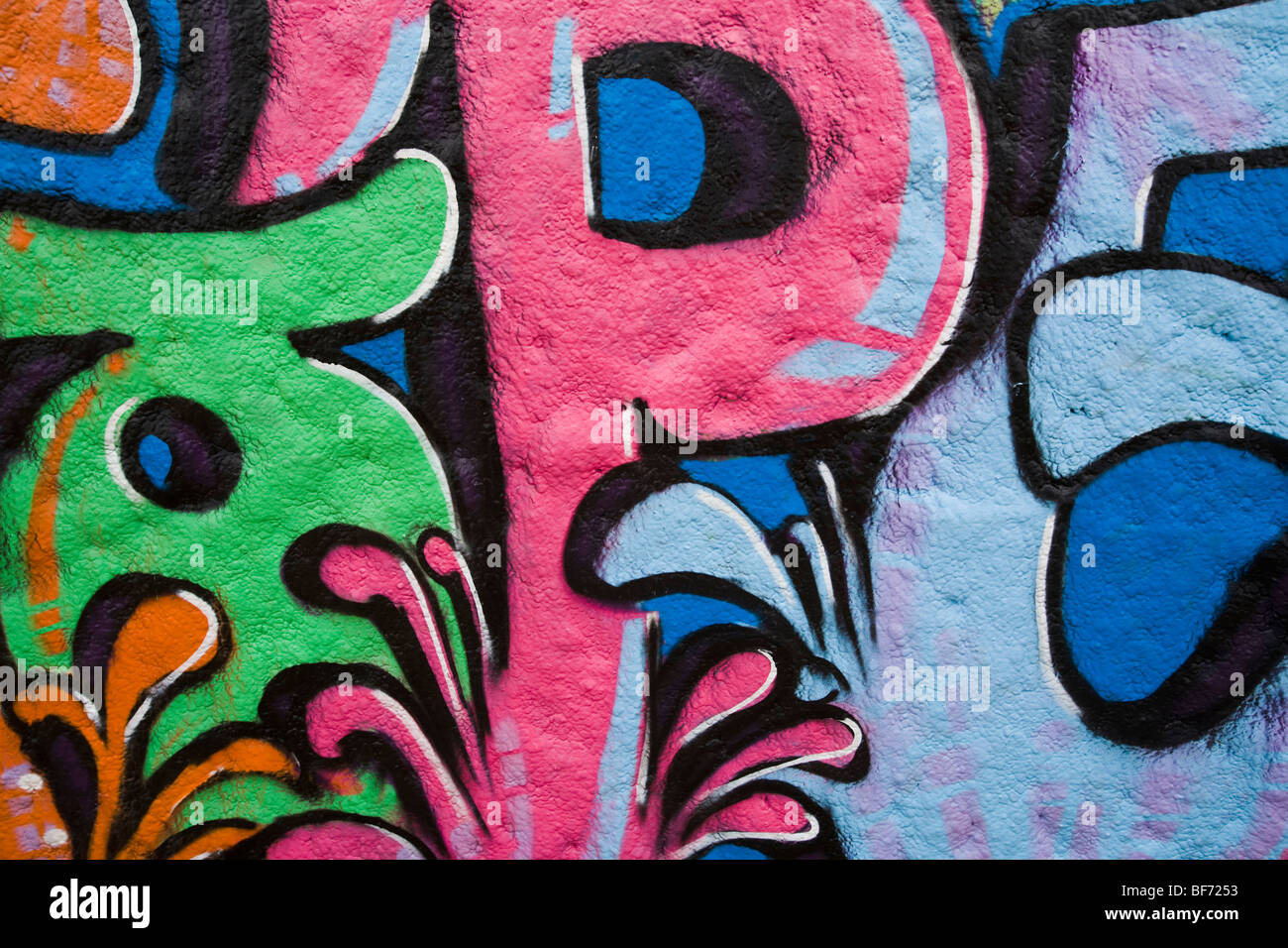 Grafitti letters hi-res stock photography and images - Alamy