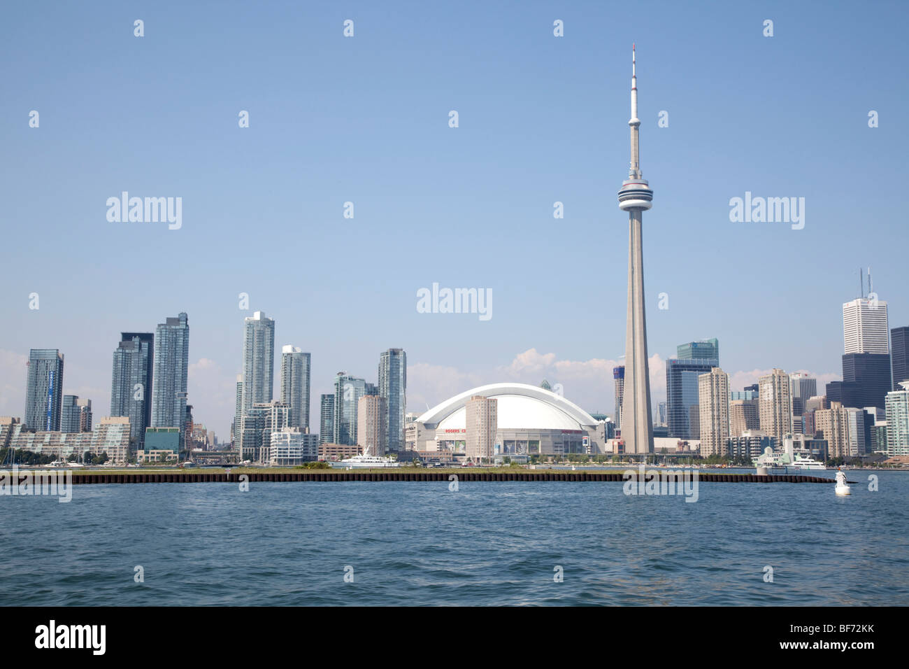 Toronto Skyline from the island Stock Photo - Alamy