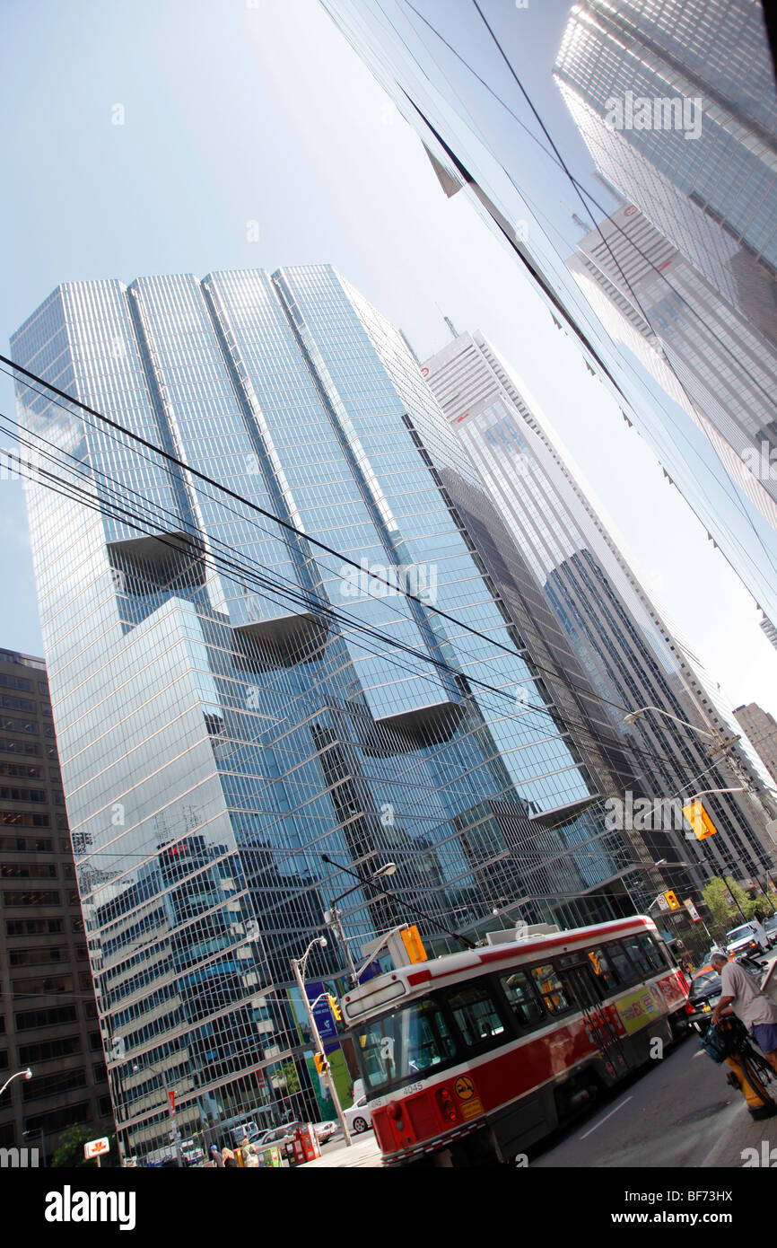 Toronto, Canada, City center and Trolley Stock Photo - Alamy