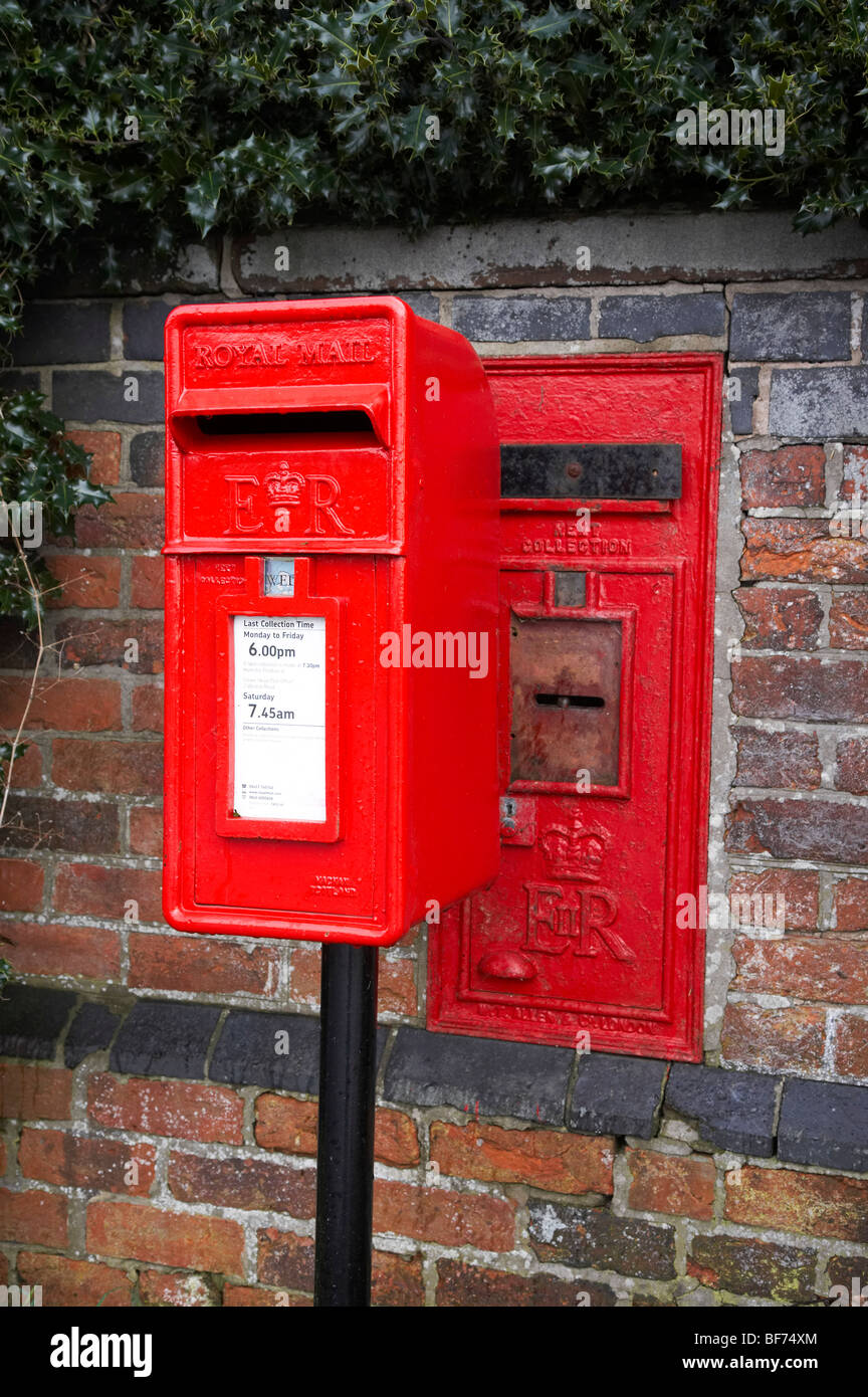 Two post boxes hi-res stock photography and images - Alamy