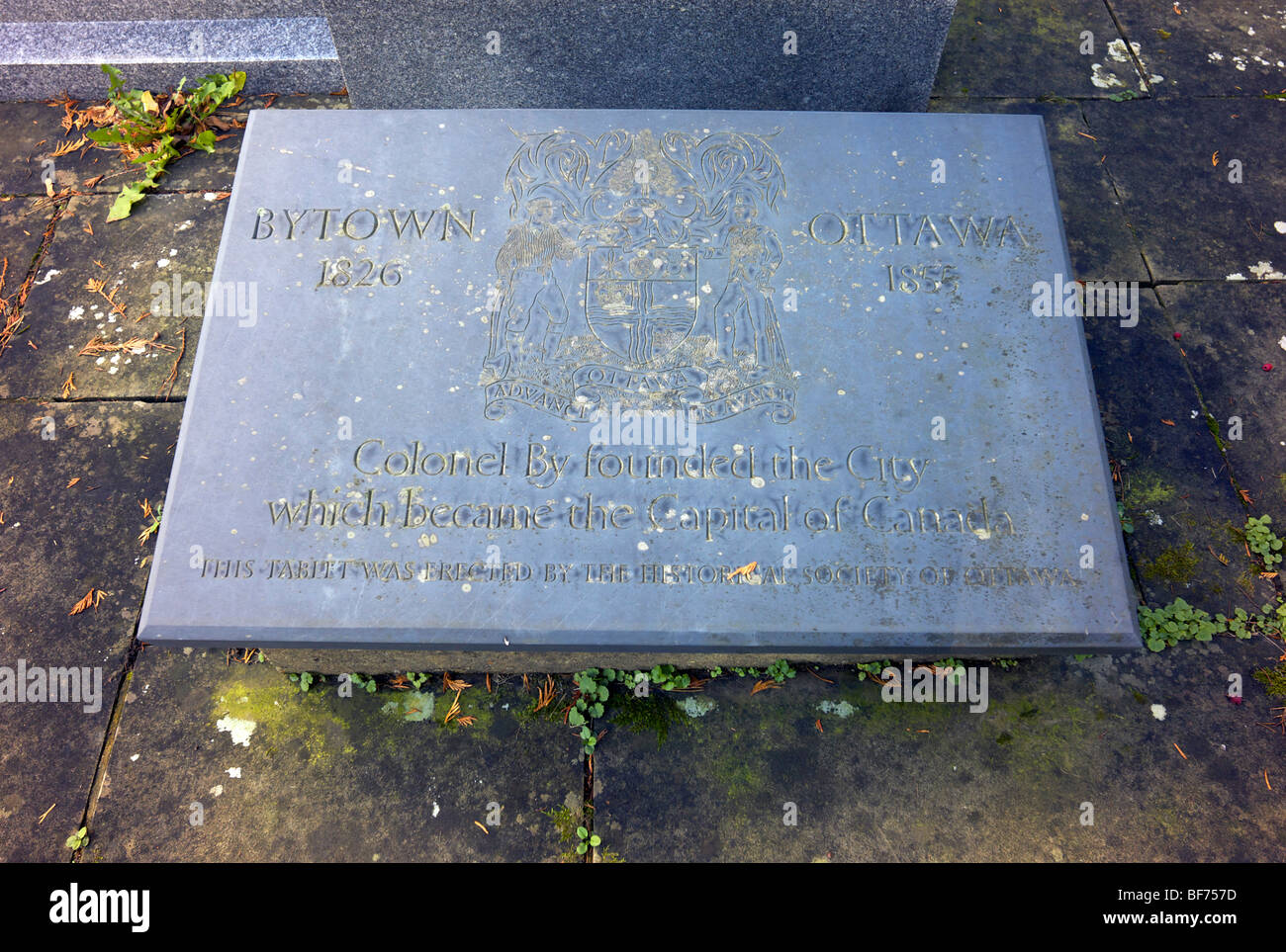 The grave and memorial to Lieutenant Colonel John BY founder of Canada ...