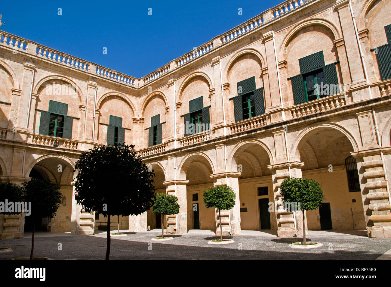 Malta Valletta Grand Master Master's Palace Knight Stock Photo - Alamy