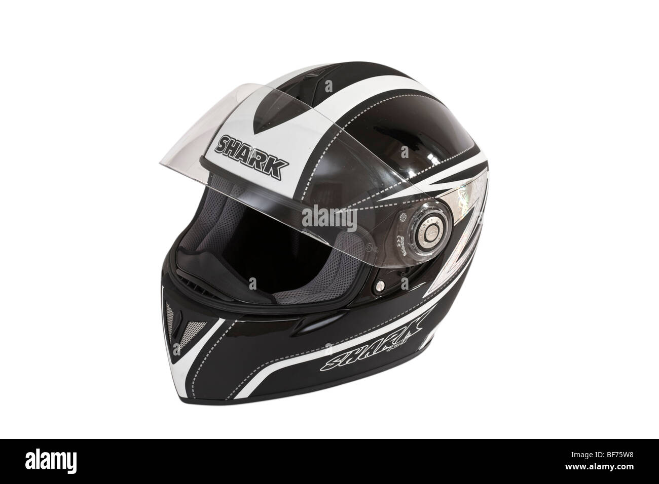 Motorcycle helmet cutout Stock Photo - Alamy
