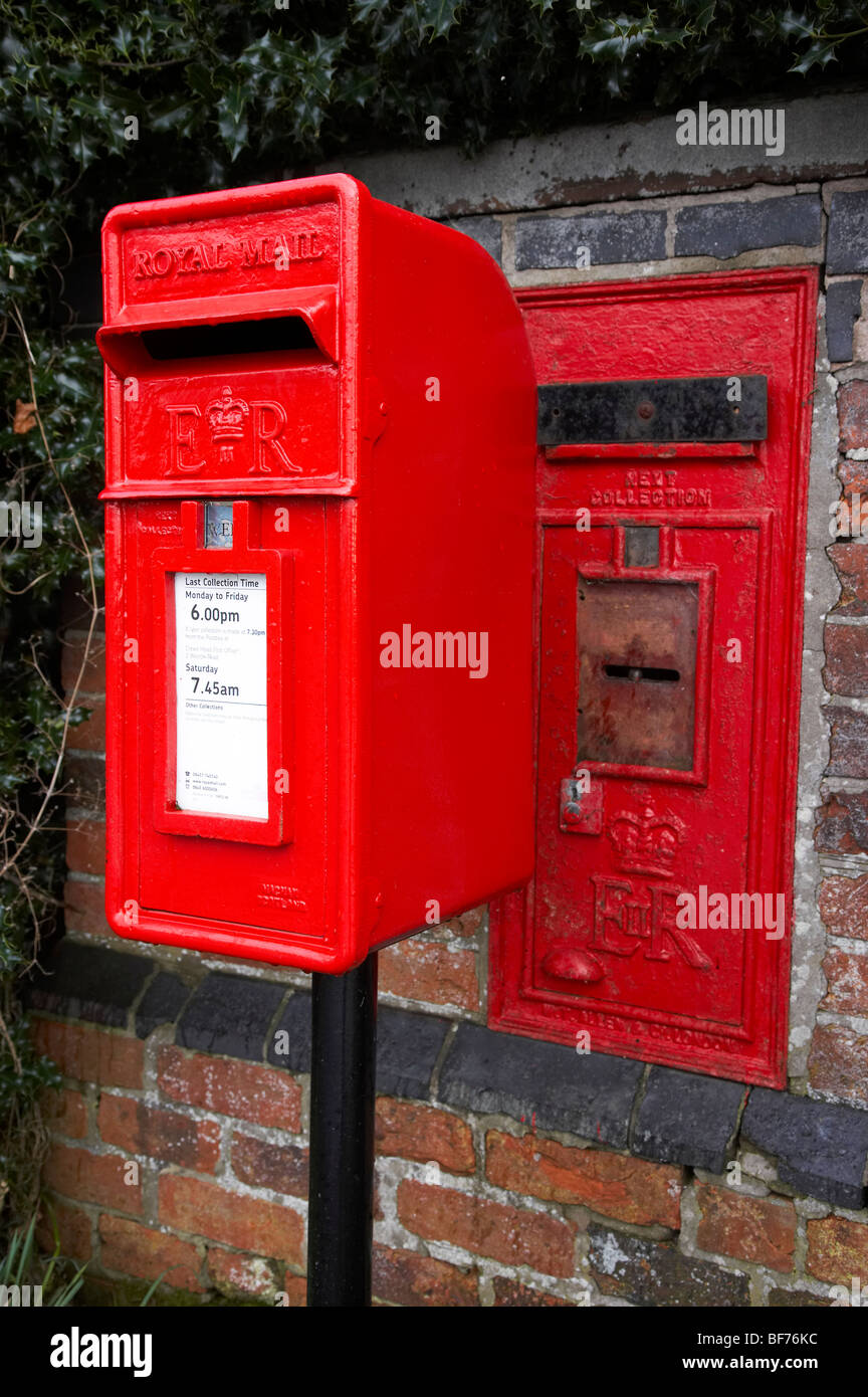 Replaced red postbox Stock Photo - Alamy