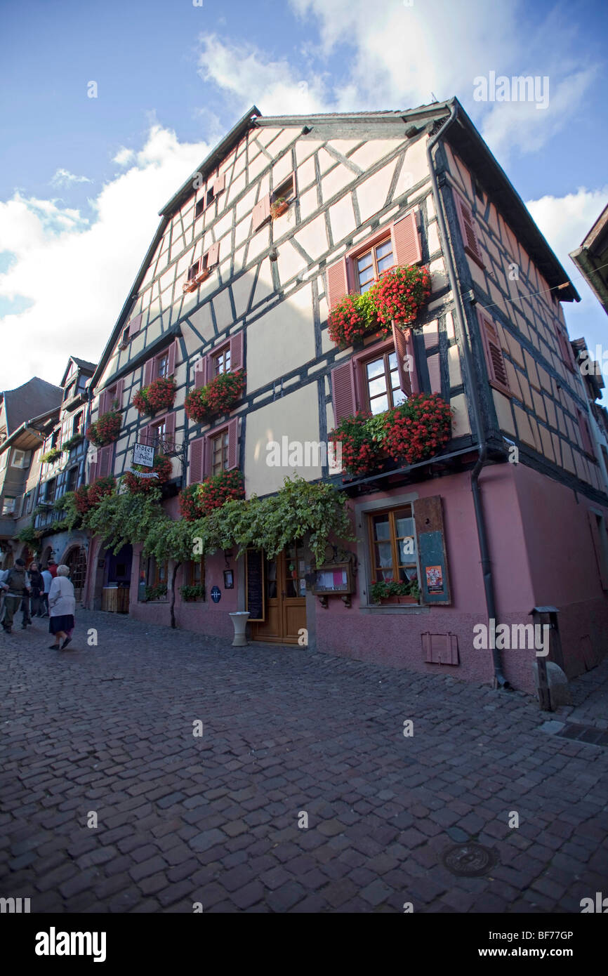 Typical alsacian village hi-res stock photography and images - Alamy