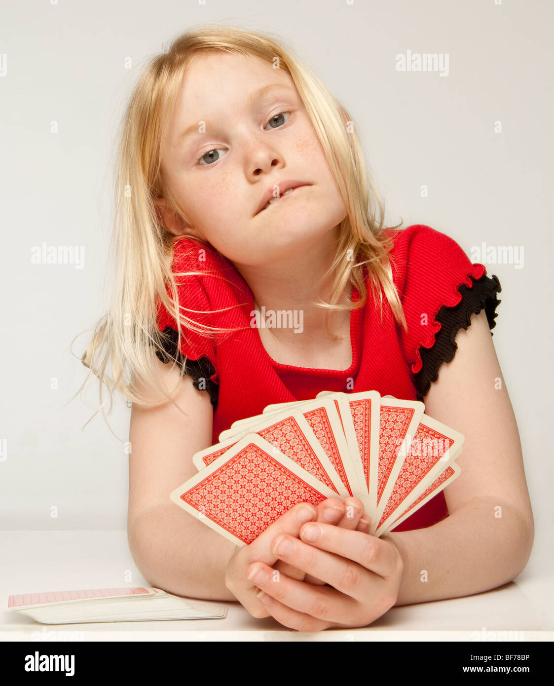 Cute girl cards hi-res stock photography and images - Alamy