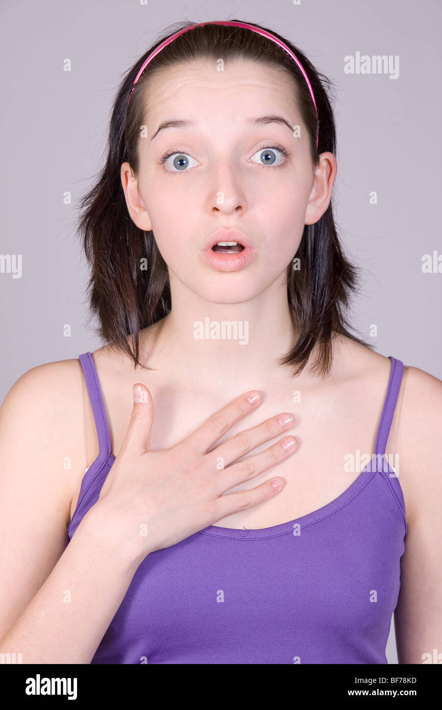 The astonished girl Stock Photo - Alamy The astonished girl Stock Photo - Alamy