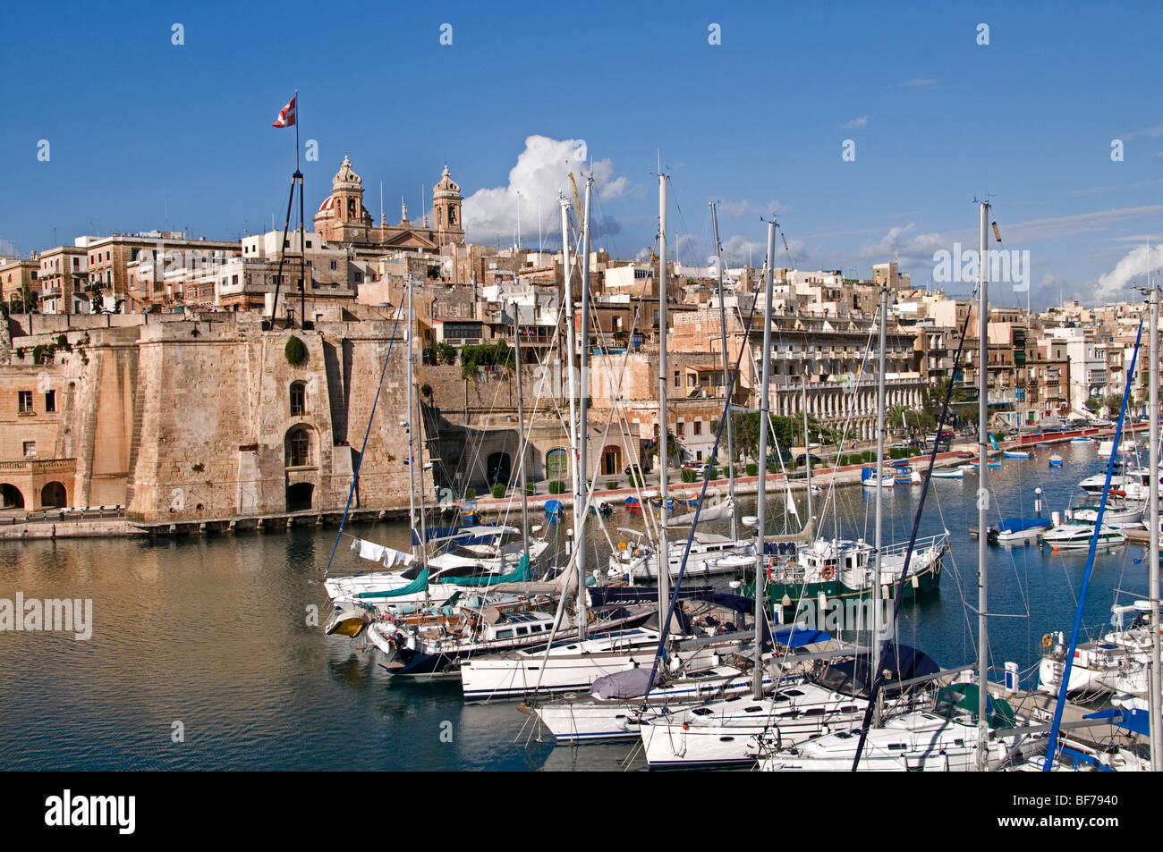 Malta Senglea three cities opposite Vittorosia and Fortified City ...