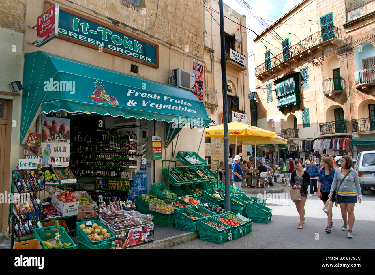 Victoria Rabat Gozo old fortified city town Malta Stock Photo - Alamy