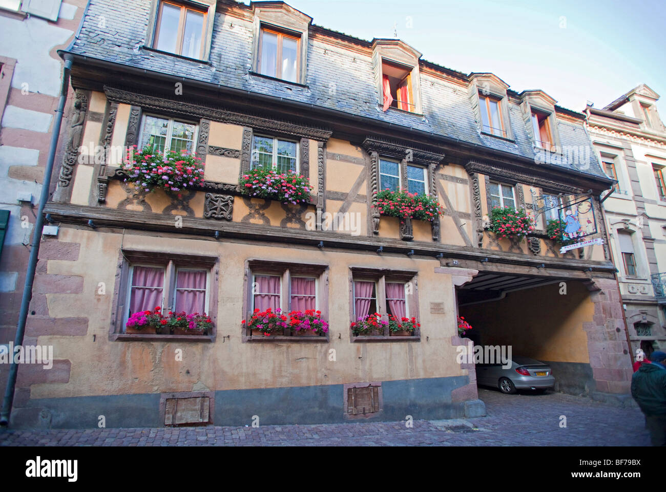 Typical alsacian village hi-res stock photography and images - Alamy