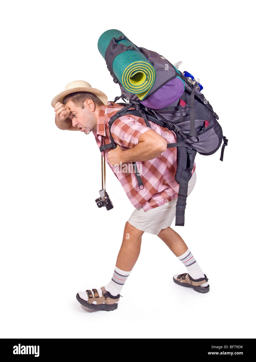 tourist with backpack Stock Photo - Alamy