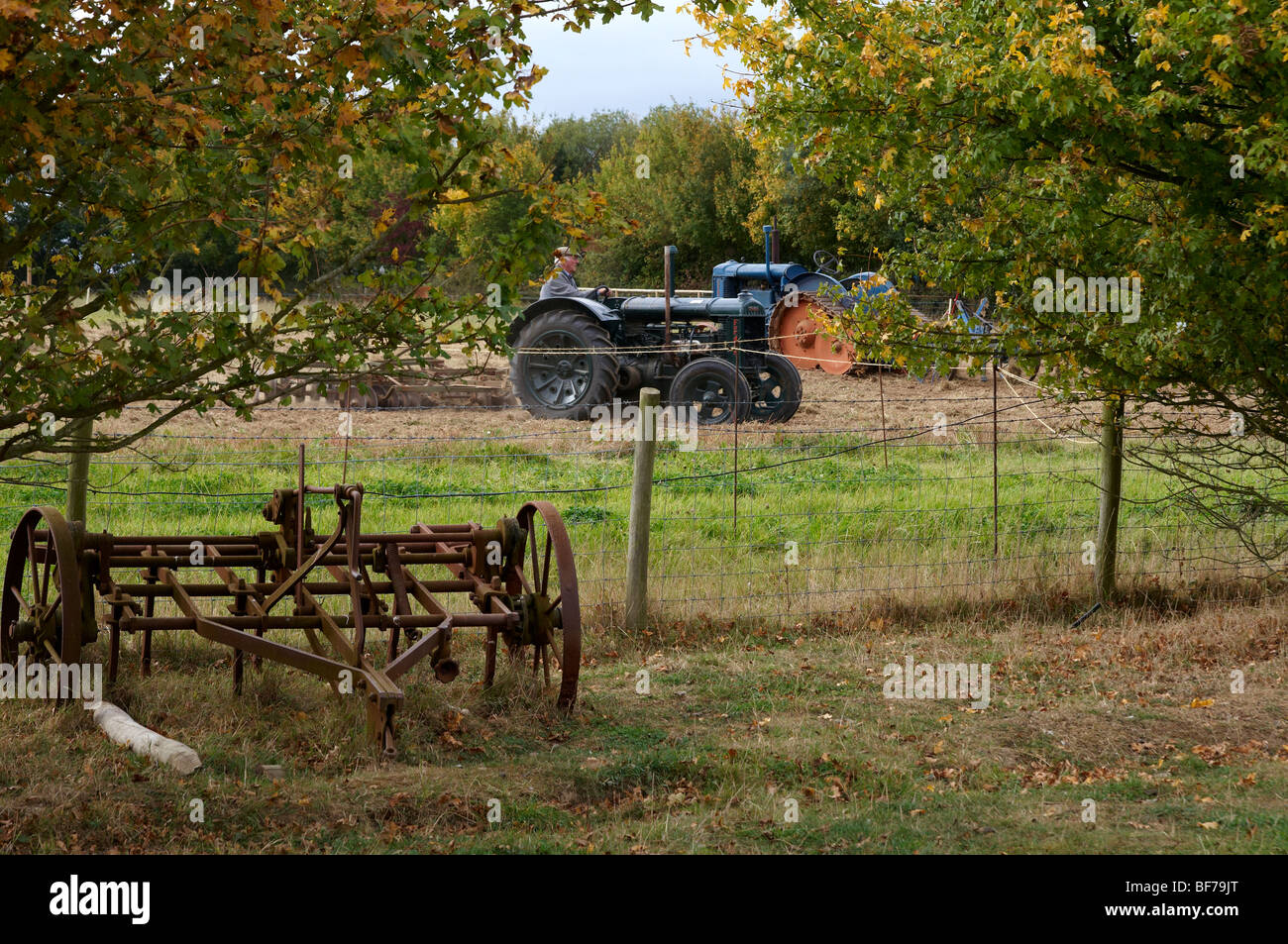 Old farm machinery tractors hi-res stock photography and images - Alamy