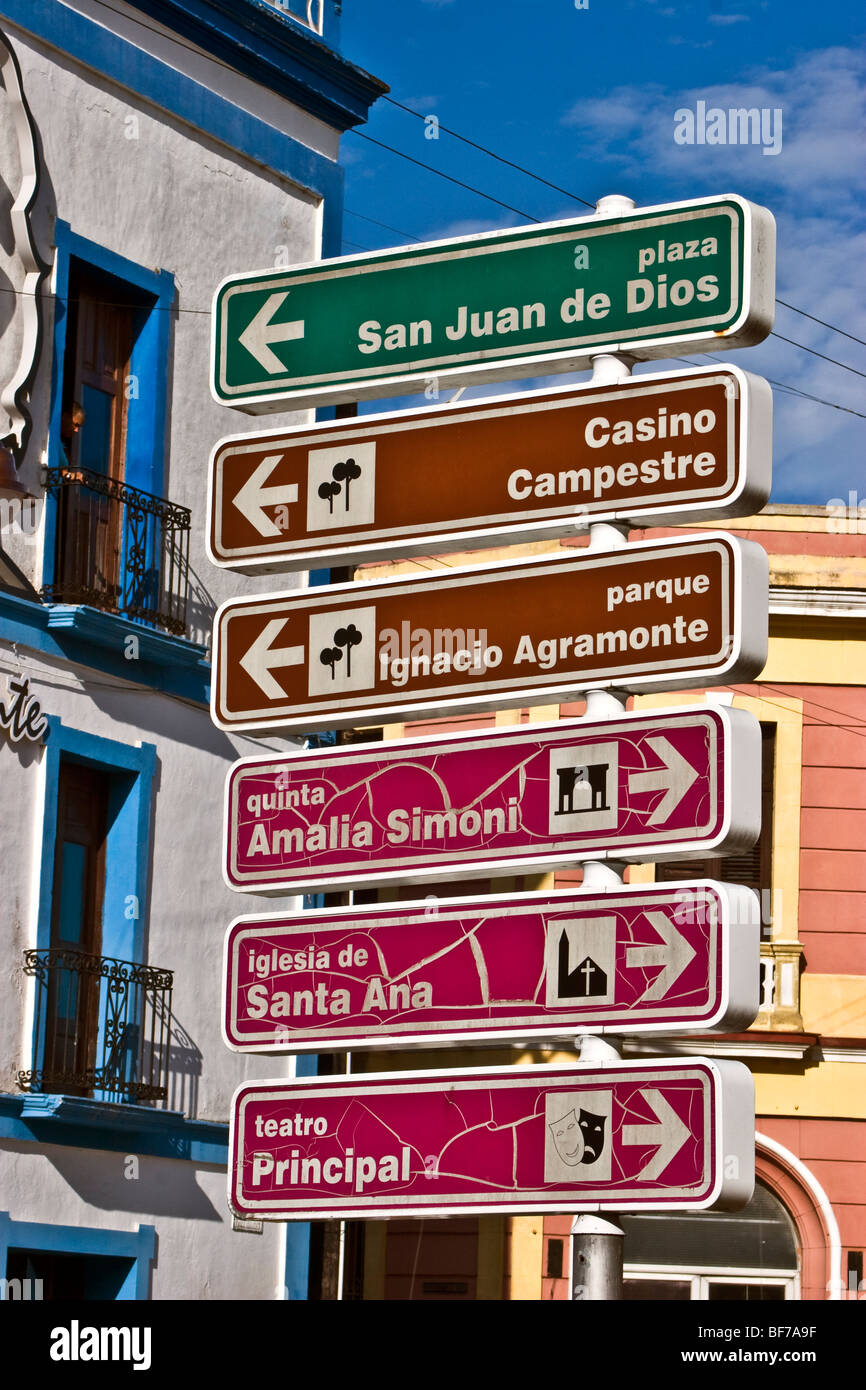 Signs to tourist attractions hi-res stock photography and images - Alamy