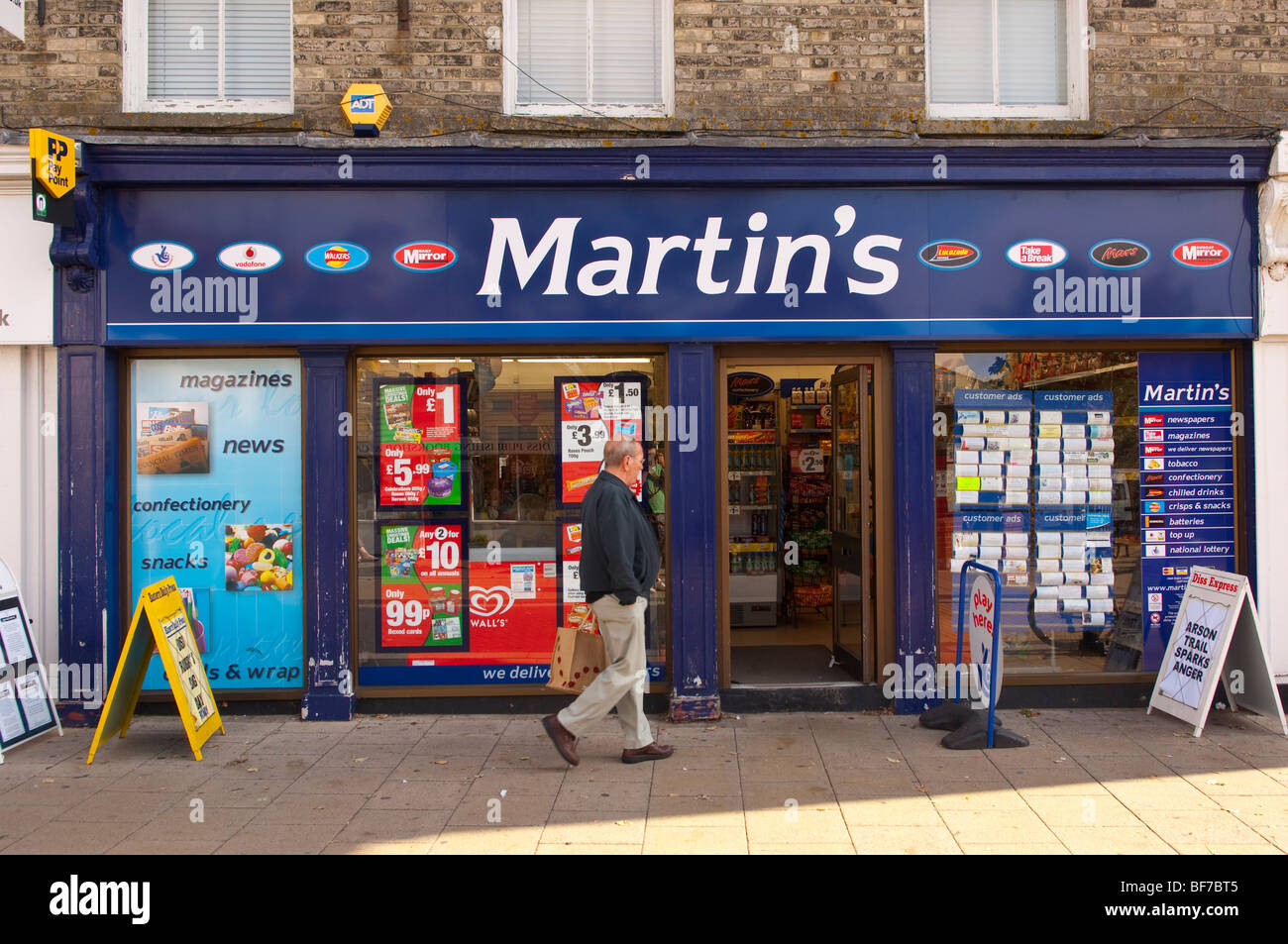 The Martin's newsagent shop store in Diss,Norfolk,Uk Stock Photo ...