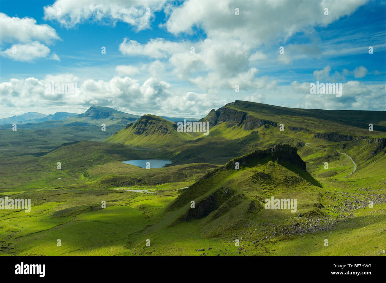 Scotland, Skye, view south near Quiraing Stock Photo - Alamy
