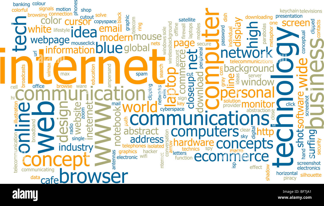 Word cloud concept illustration of internet web Stock Photo - Alamy
