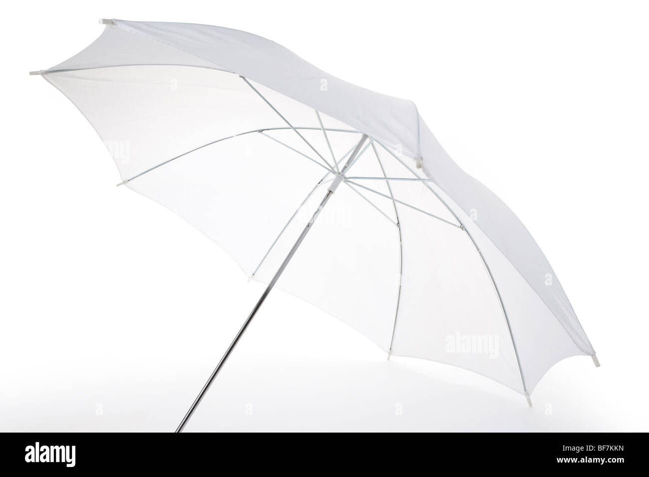 White Umbrella close up shot for background Stock Photo - Alamy