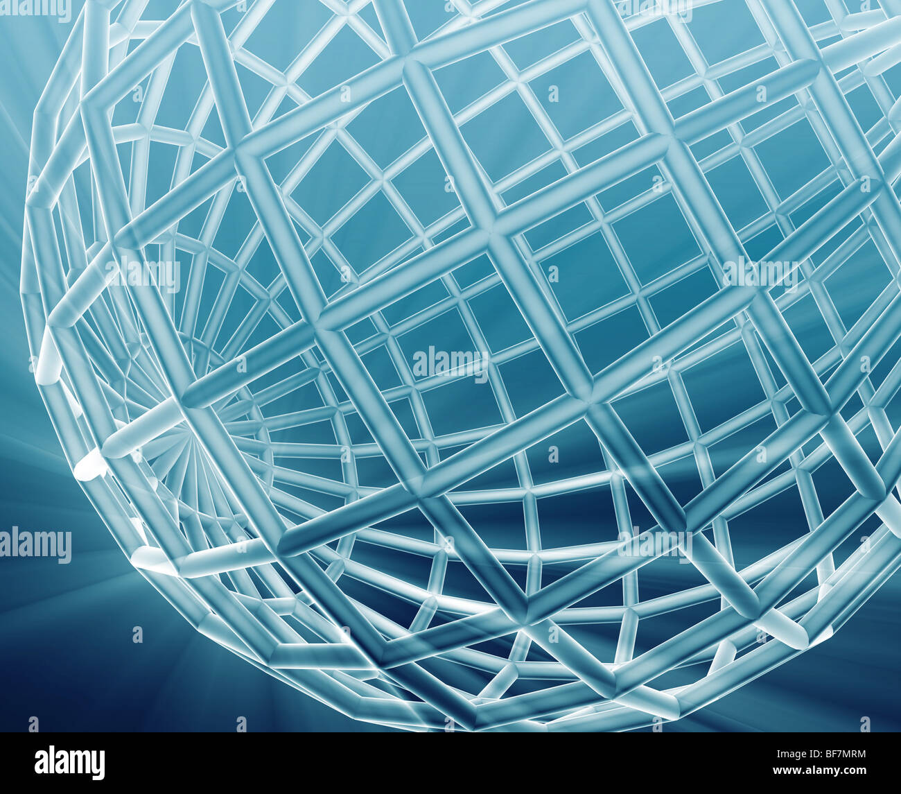 Abstract globe grid wireframe sphere illustration background Stock ...