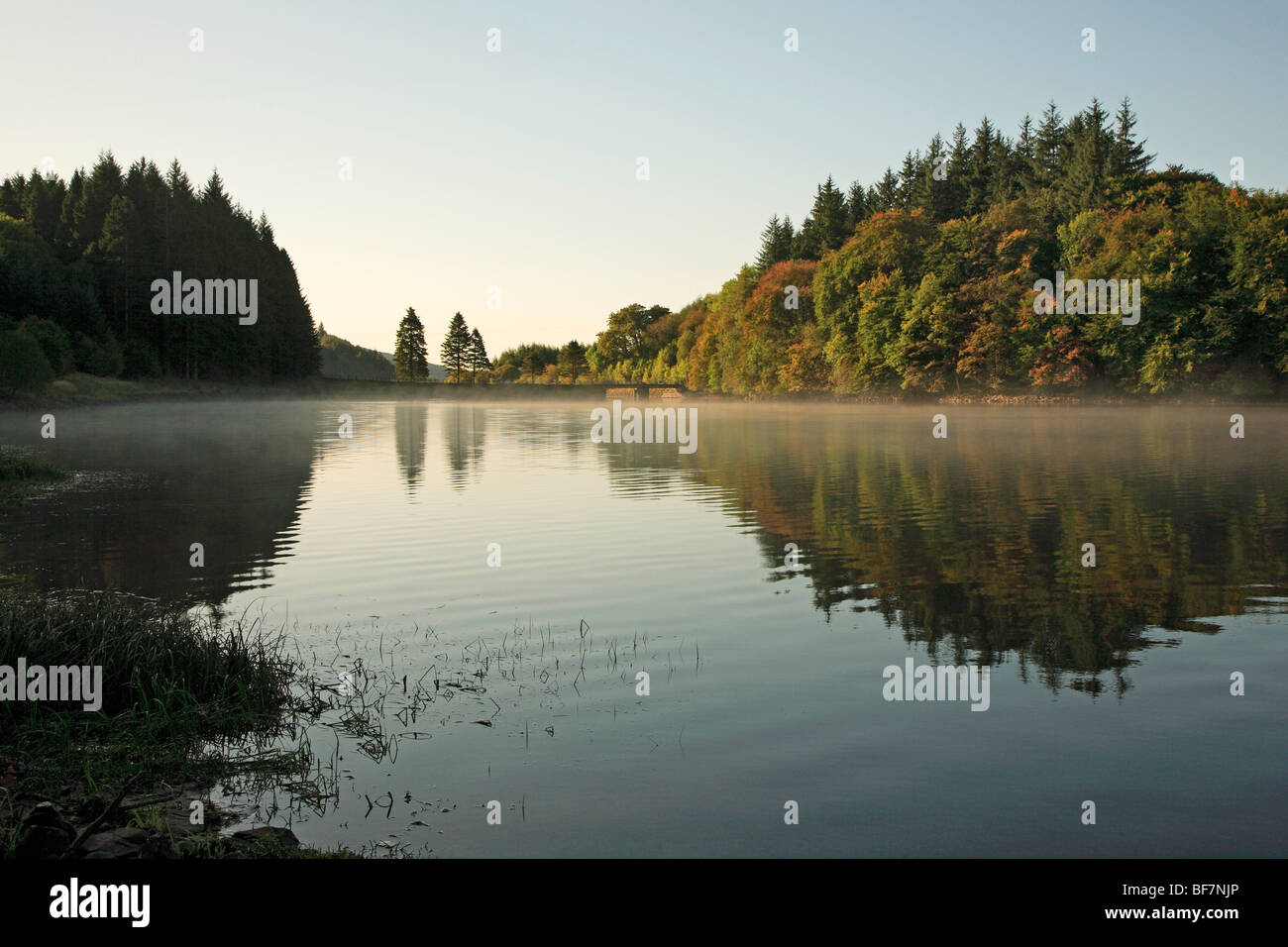 Pentwyn Reservoir, Brecon Beacons, Wales, UK Stock Photo - Alamy