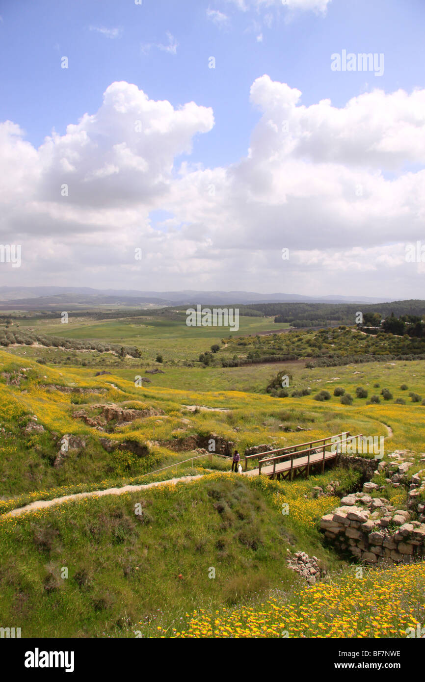 Tel Gezer, site of Biblical Gezer Stock Photo - Alamy