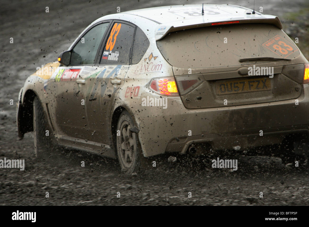 Tomaz Kaucic, WRC GB Rally, Wales, UK Stock Photo - Alamy